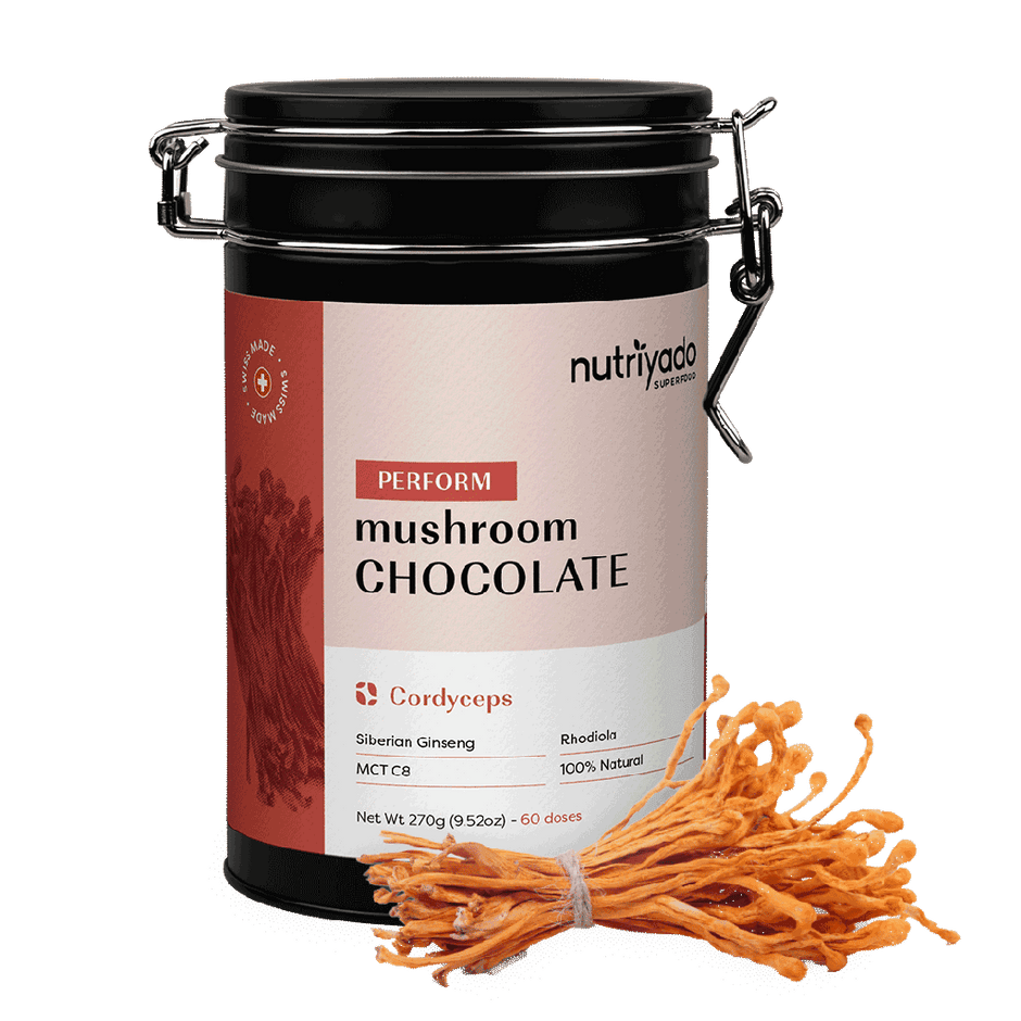 Cafés et Cacao à base de champignons Adaptogènes - Nutriyado